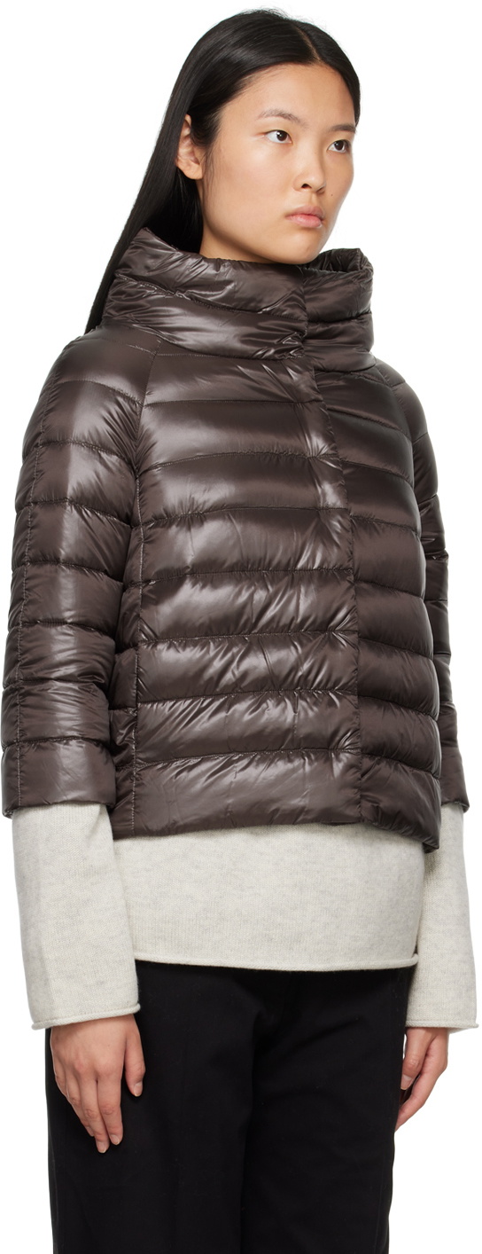 Herno Brown Sofia Down Jacket Herno