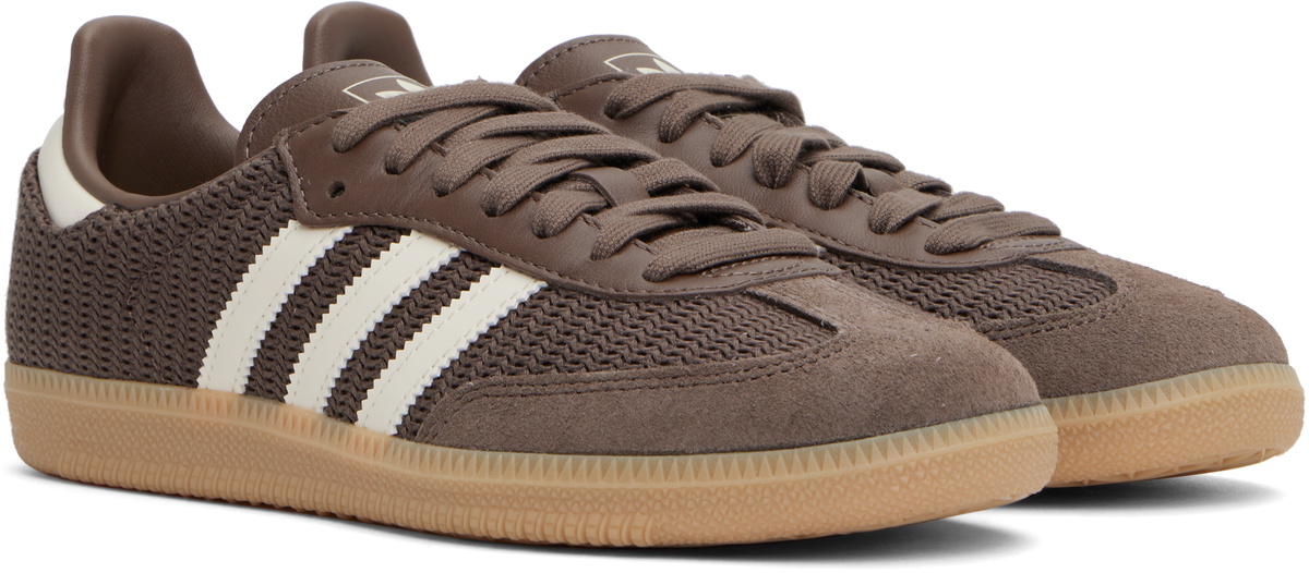 adidas Originals Brown Samba OG Sneakers adidas Originals