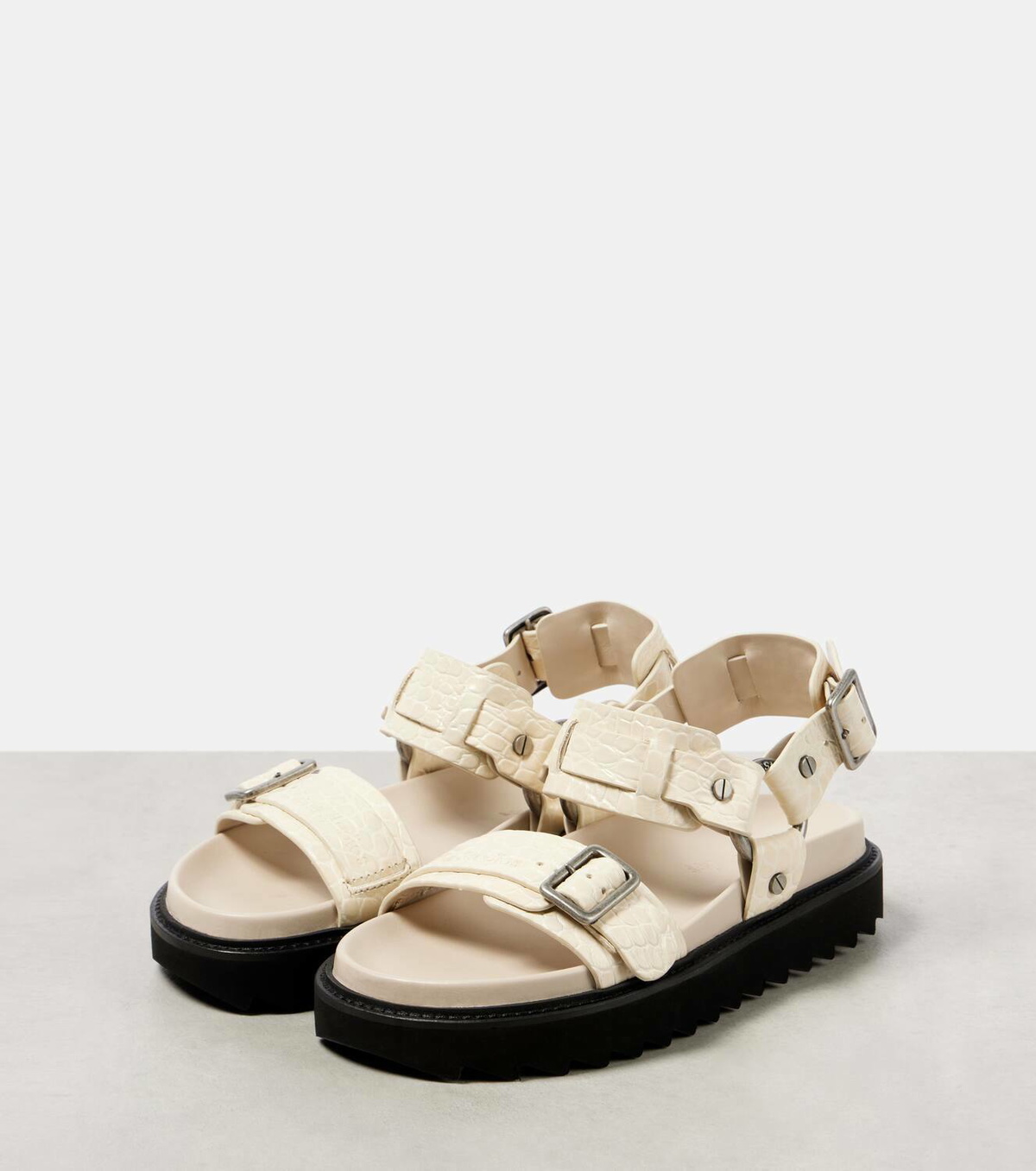 Acne Studios Leather platform sandals Acne Studios