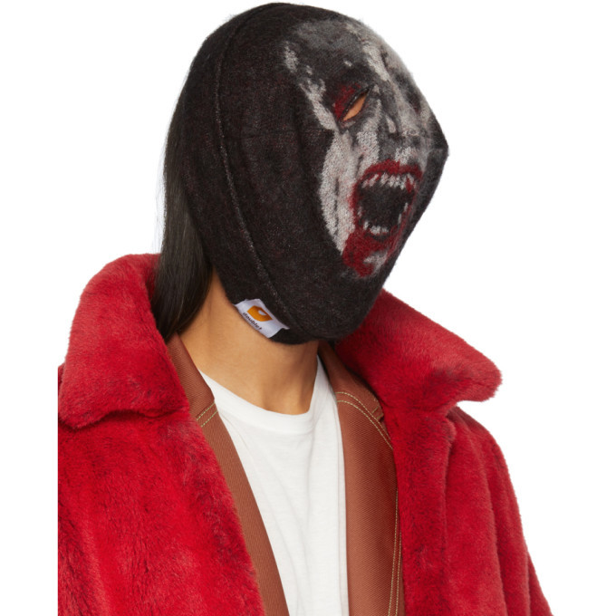 Doublet Black Mask Beanie Doublet