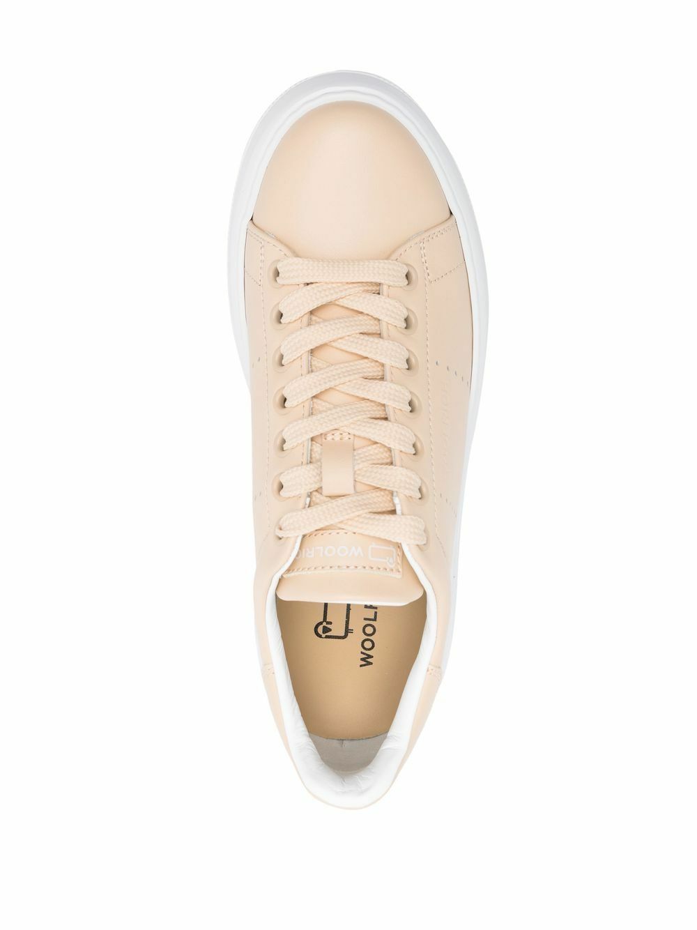 WOOLRICH - Leather Cupsole Chunky Sneakers Woolrich