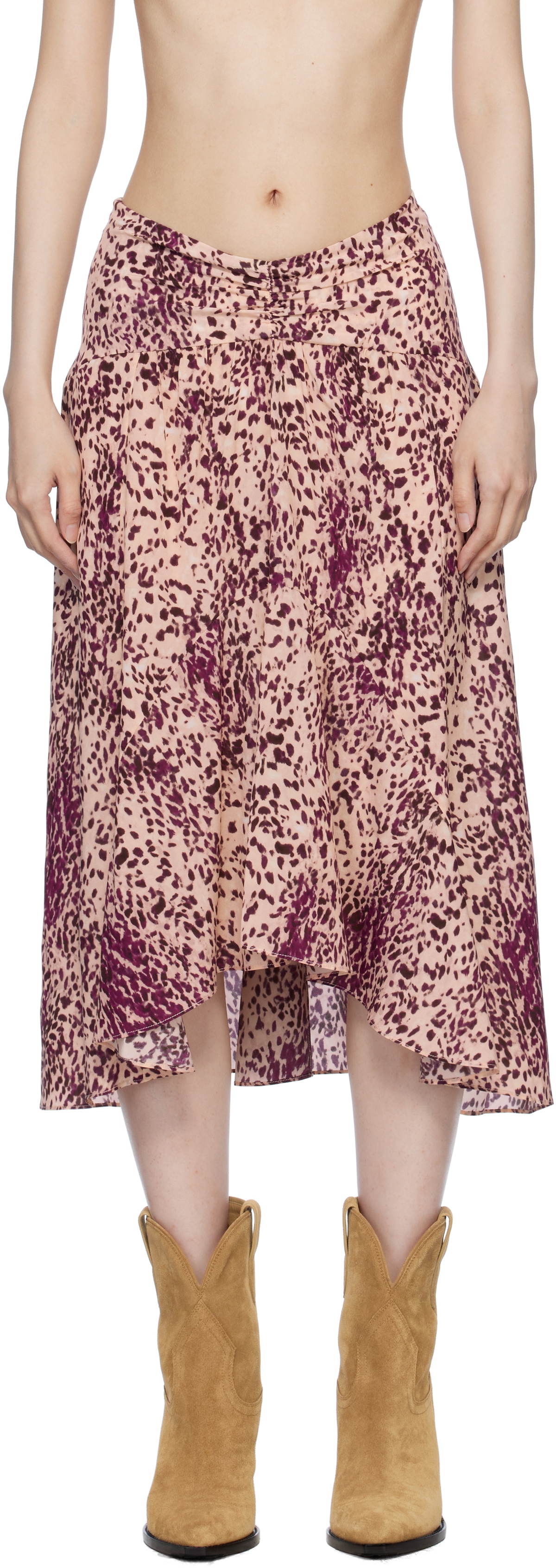Isabel Marant Purple Olena Midi Skirt Isabel Marant
