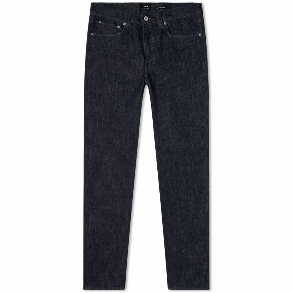 Edwin Men's ED-80 Slim Tapered Jean in Rinsed 12.8oz Yuuki Blue Edwin