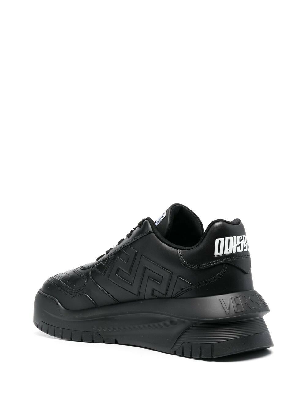 VERSACE - Odissea Leather Sneakers Versace