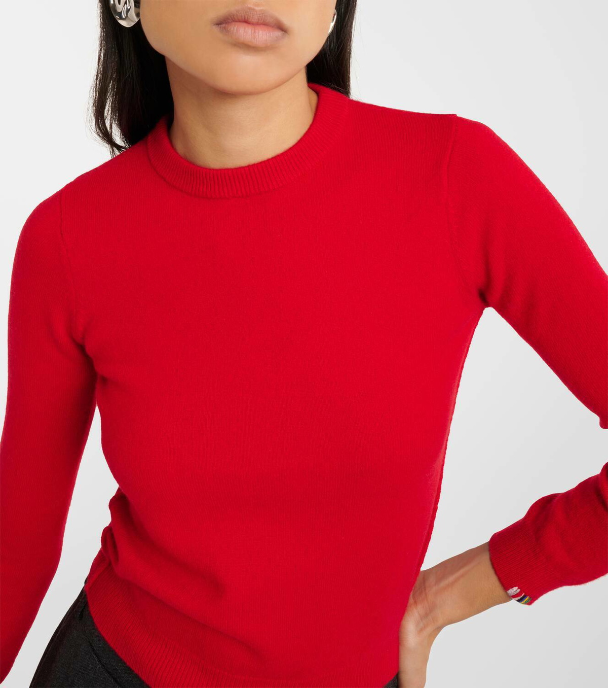 Extreme Cashmere Kid cropped cashmere-blend sweater extreme cashmere