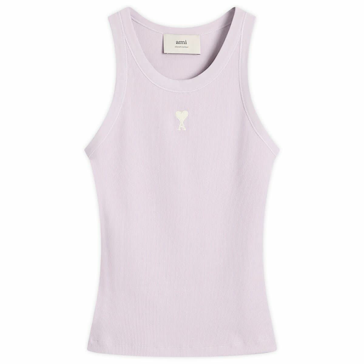 AMI Paris Women's ADC Tank Top in Lilac AMI