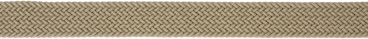 Anderson's Beige Classic Plain Elastic Woven Belt Anderson's