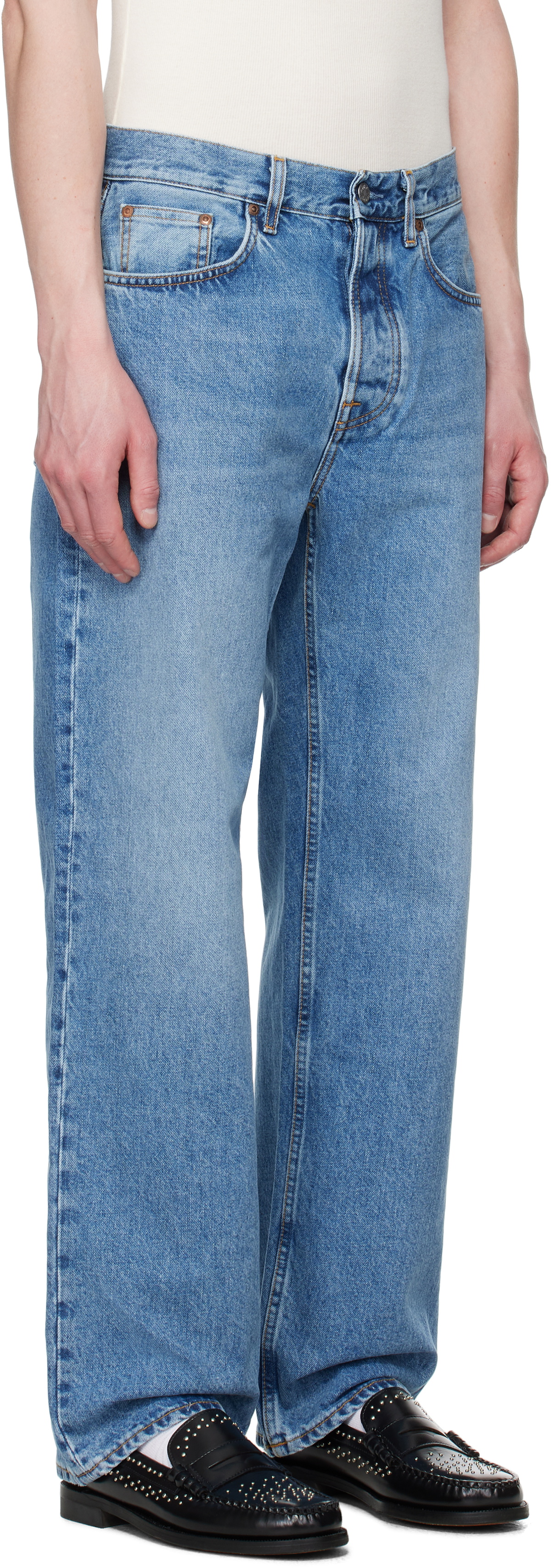 Nudie Jeans Blue Tuff Tony Jeans Nudie Jeans Co