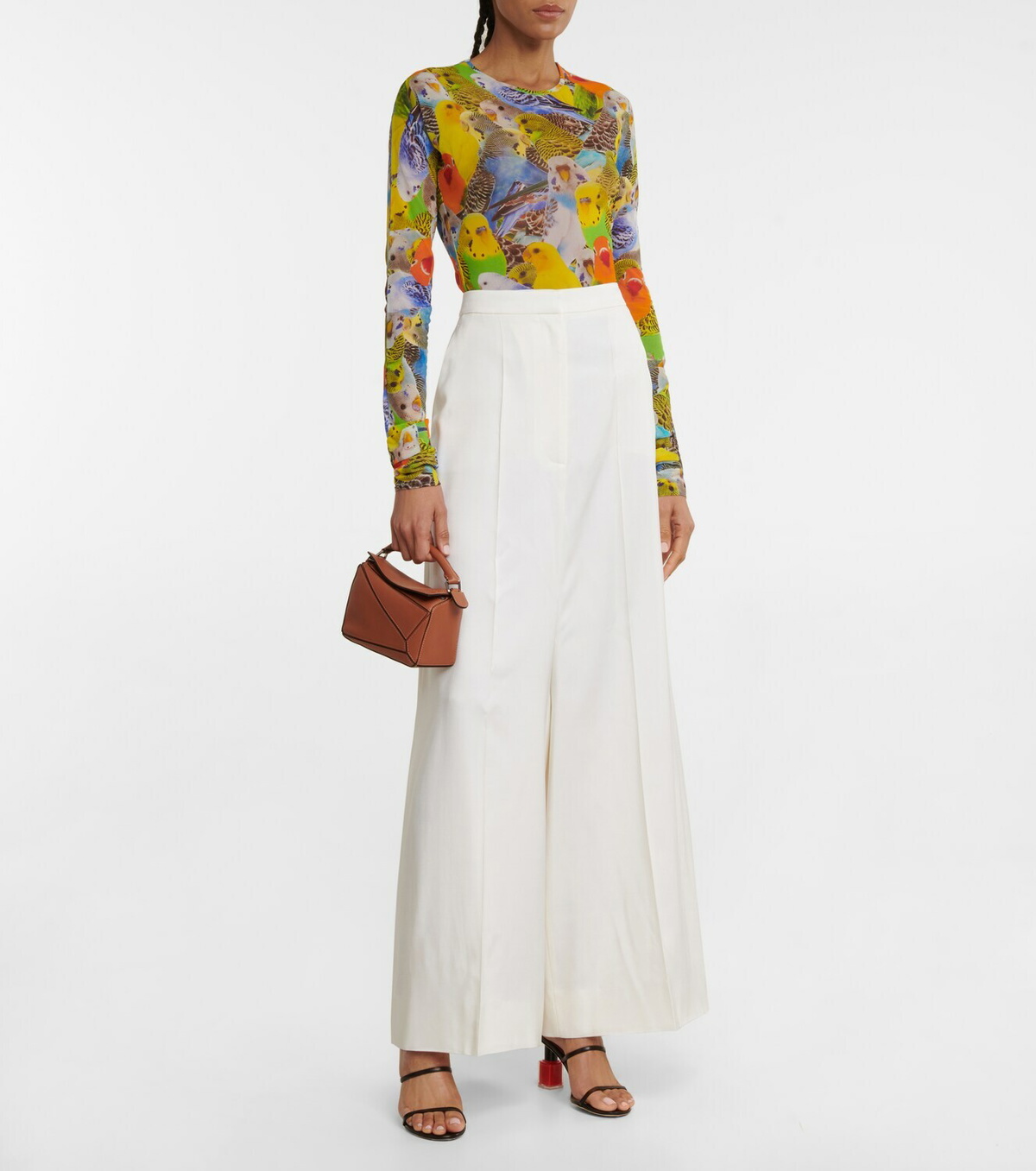 Loewe High-rise wide-leg pants Loewe