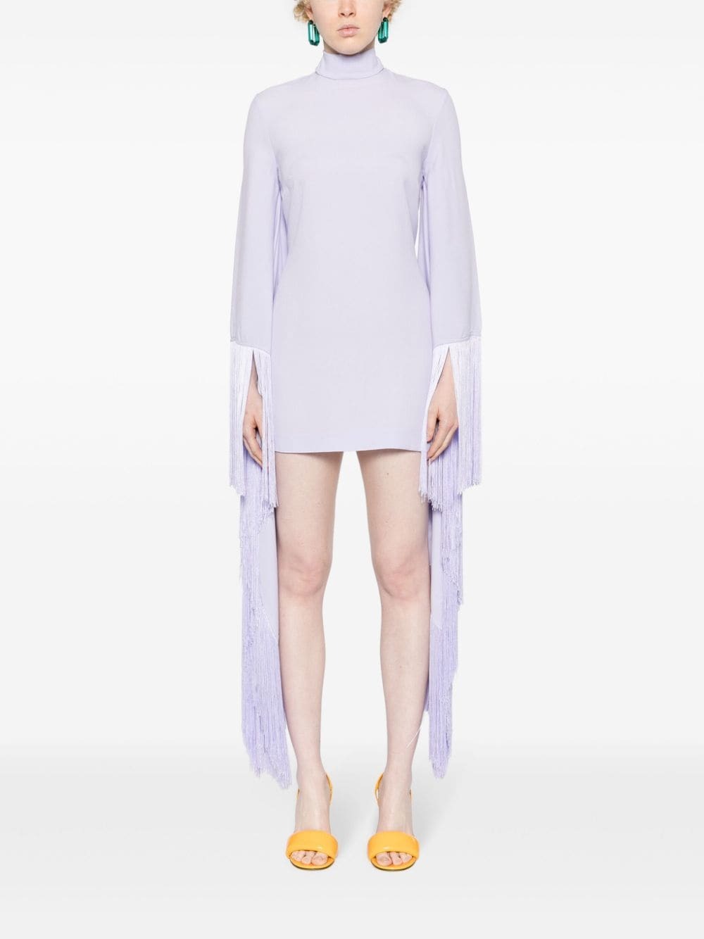 TALLER MARMO - Mini Del Mar Fringed Mini Dress Taller Marmo