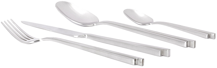 Kelly Wearstler Silver Serax Edition Dune Flatware Set, 24 pcs