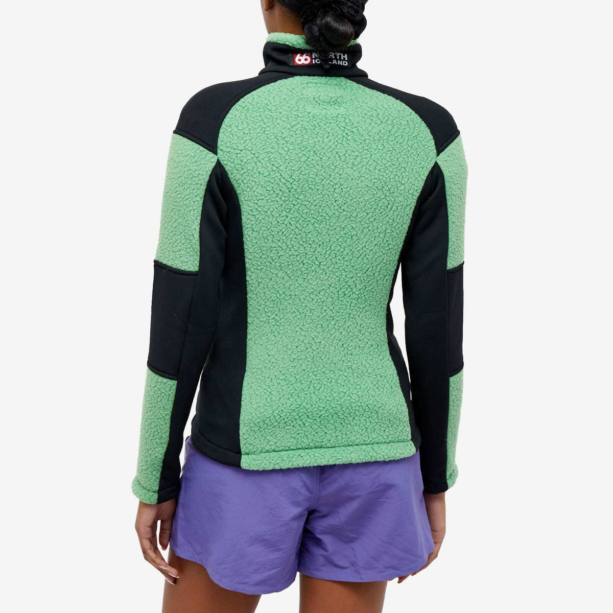 66° North Women's Tindur Technical W Shearling Jacket in Stone Green 66 ...