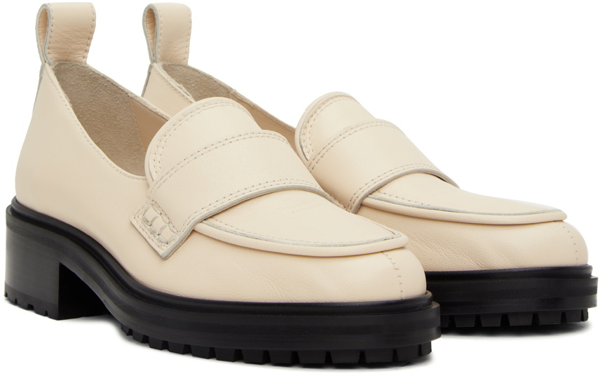 Aeyde Off-White Ruth Loafers Aeyde