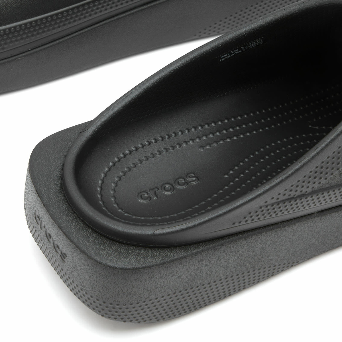 Crocs Men's Blunt Toe Clog in Black Crocs