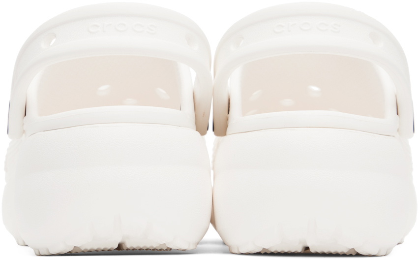 Crocs White Classic Platform Clogs Crocs