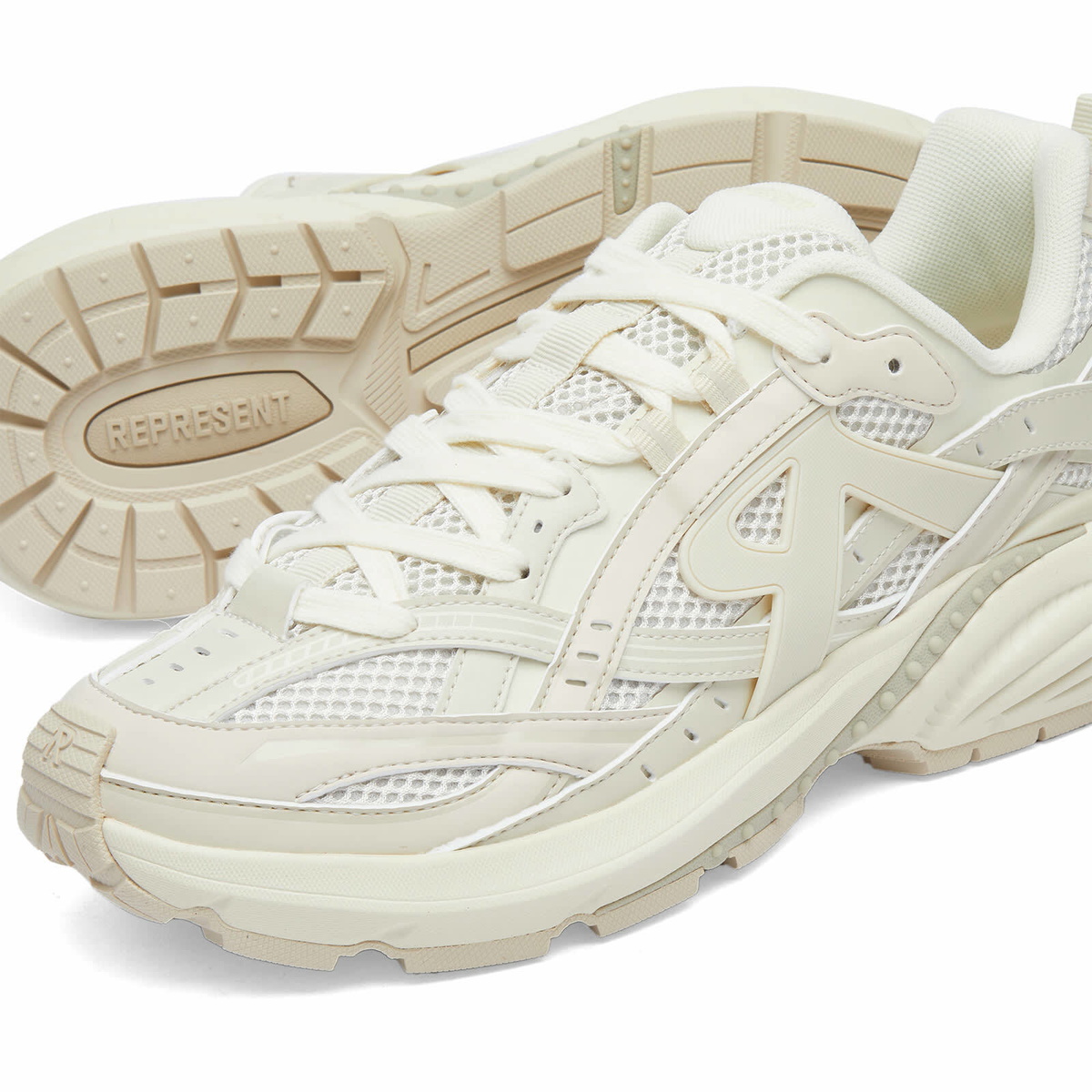 Represent Men's Storm Runner in Off White Represent