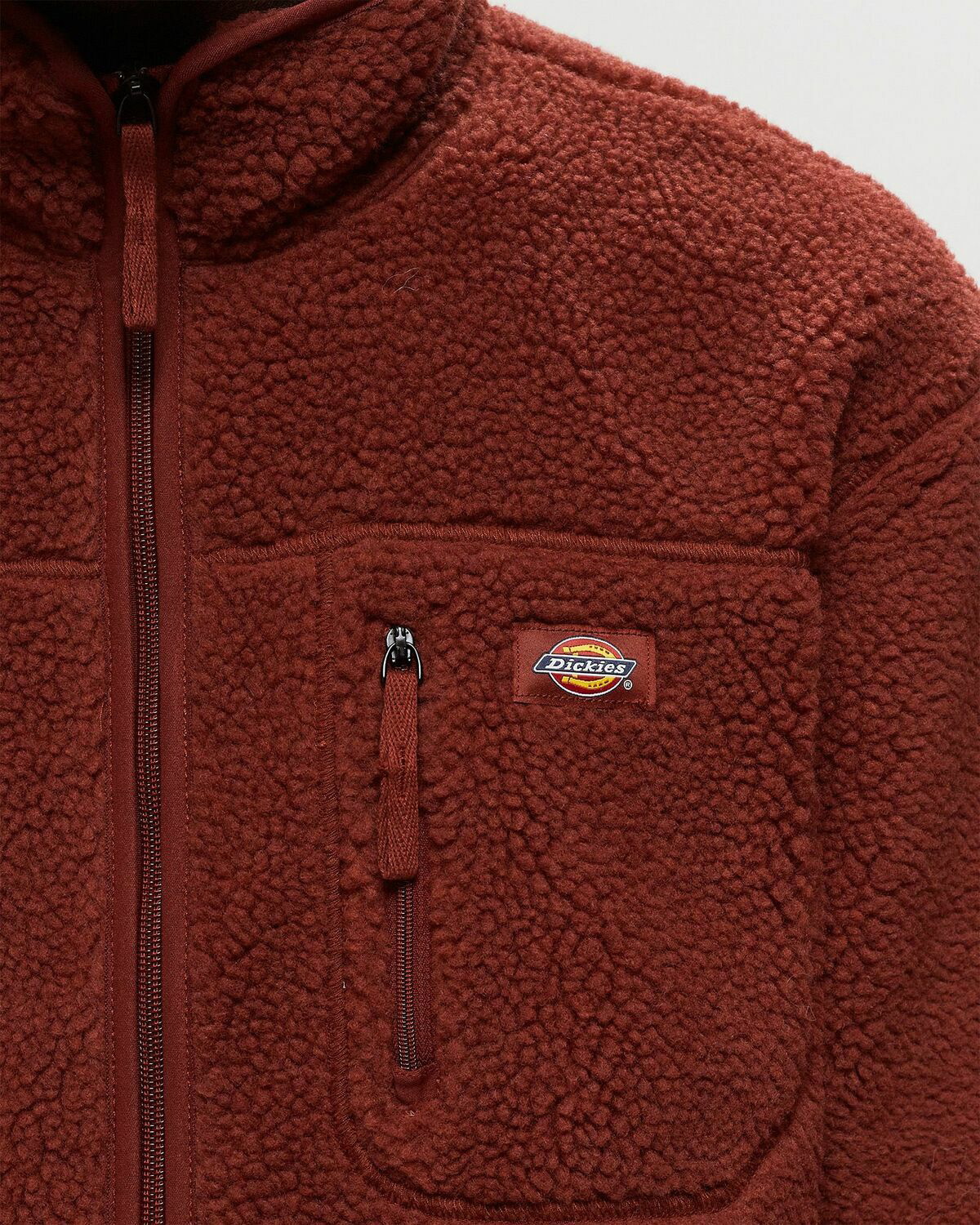 Dickies Mount Hope Fleece Red - Mens - Fleece Jackets Dickies Construct