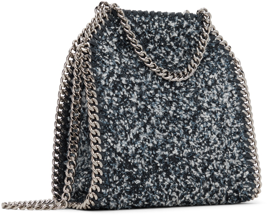Stella McCartney Blue Falabella Tiny Bouclé Bag Stella McCartney