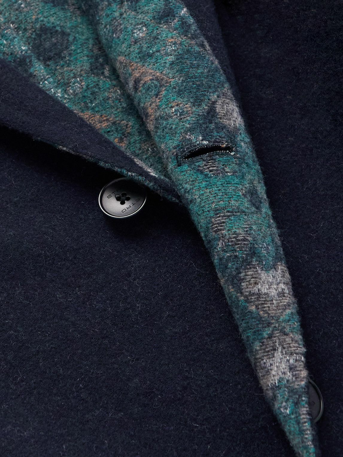 Etro - Reversible Wool Coat - Blue Etro