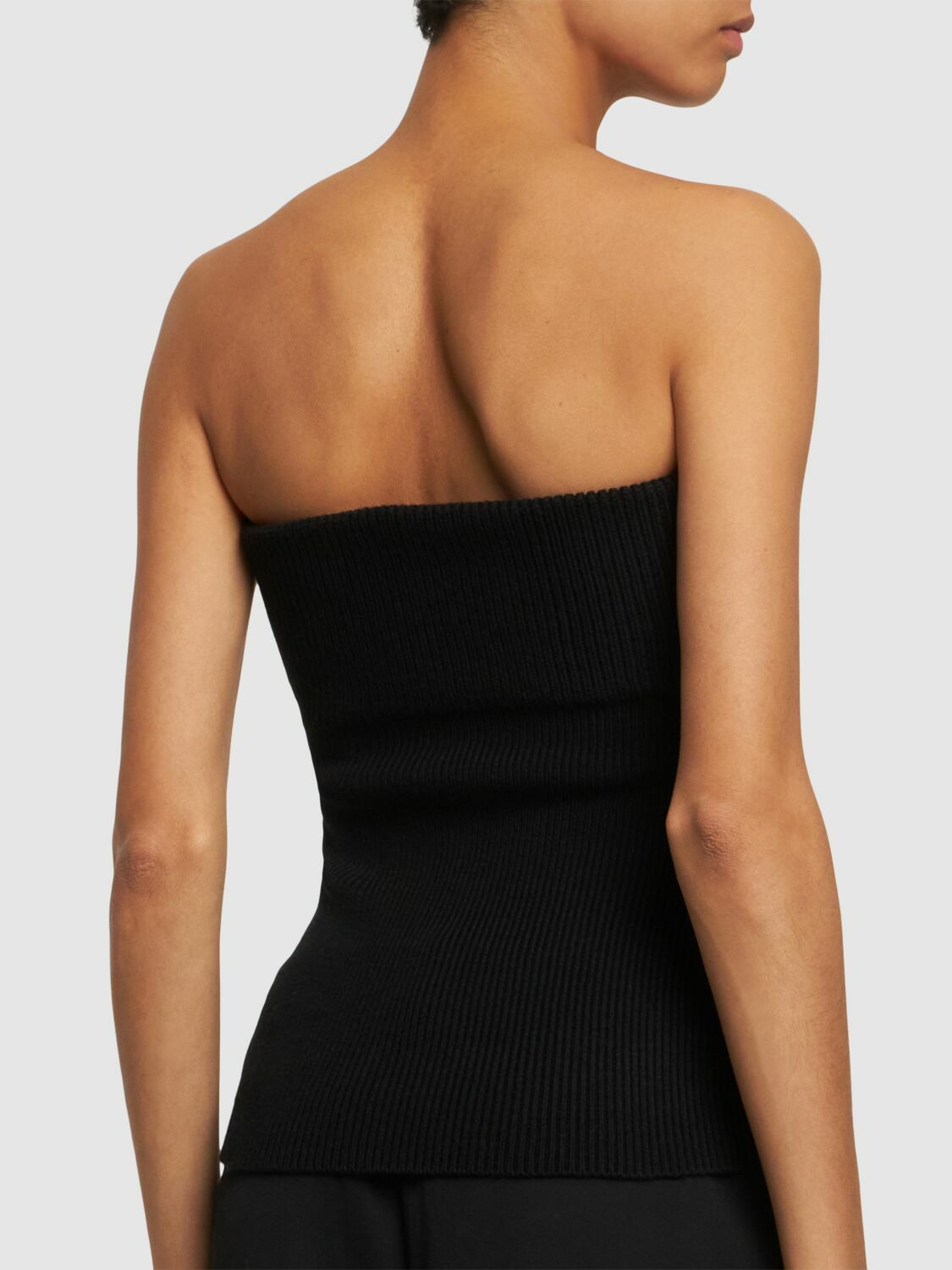 ALEXANDER WANG - Ribbed Wool Tube Top Alexander Wang