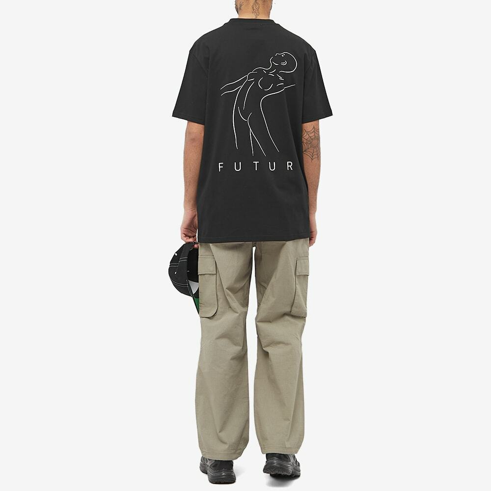 Futur Men's N01 Core Logo T-Shirt in Black Futur