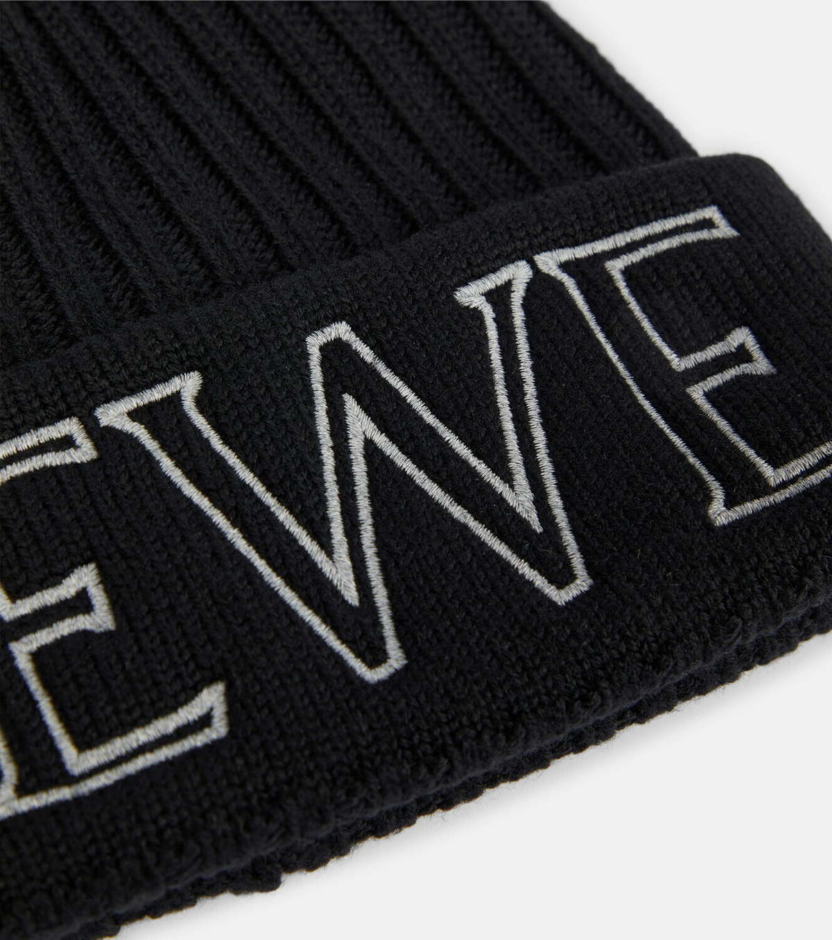 Loewe Logo ribbed wool beanie Loewe