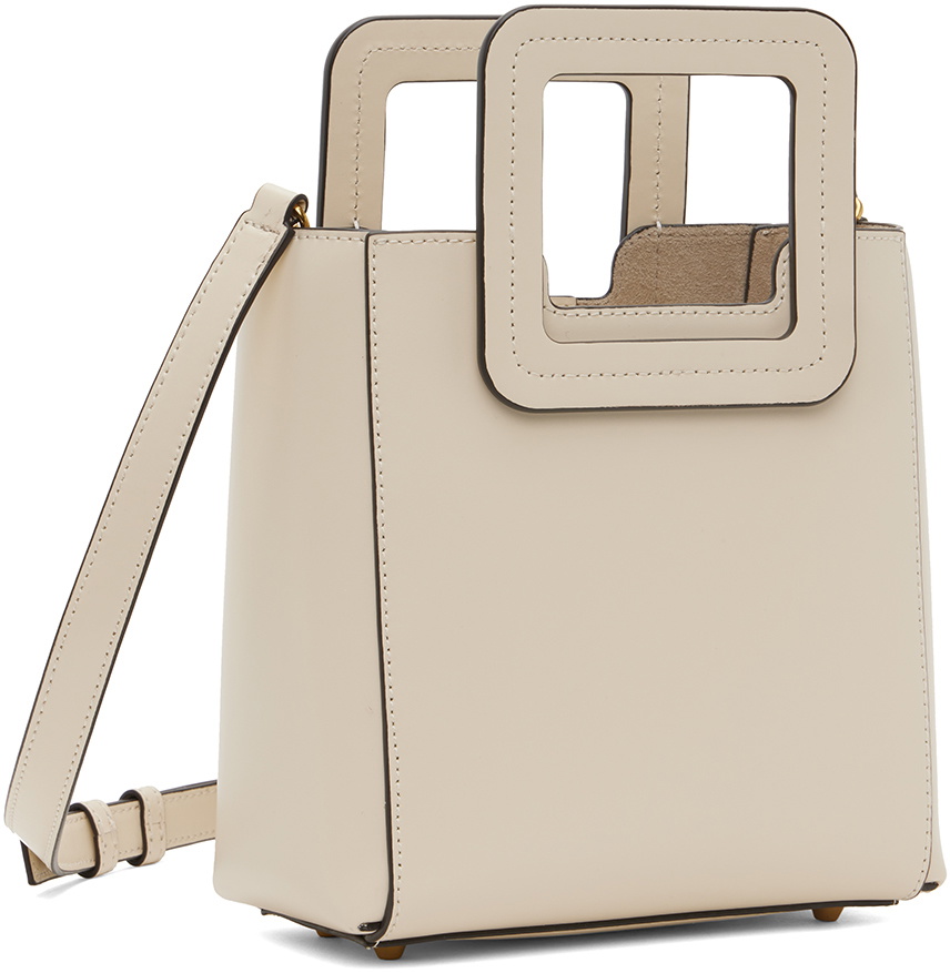 Staud Off-White Mini Shirley Bag Staud