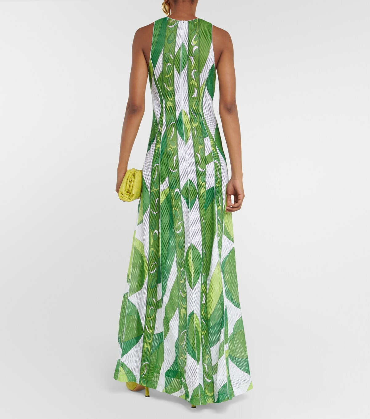 Pucci Printed mesh maxi dress Emilio Pucci