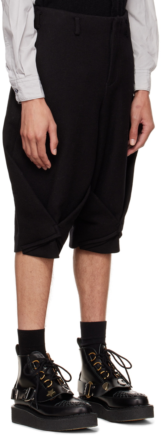 Comme des Garçons Homme Plus Black Layered Shorts Comme des Garcons ...