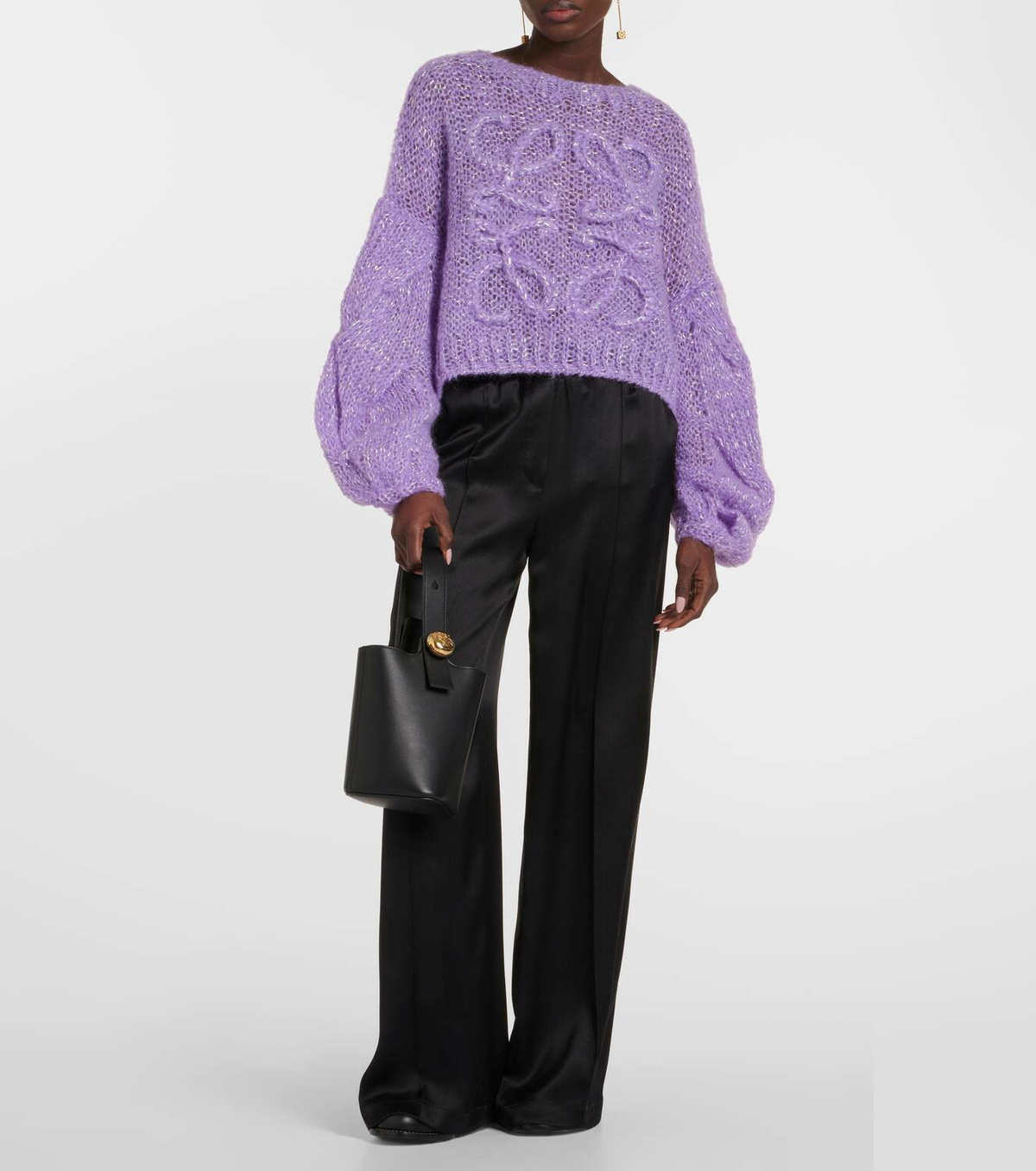 Loewe Pebble Mini leather bucket bag Loewe