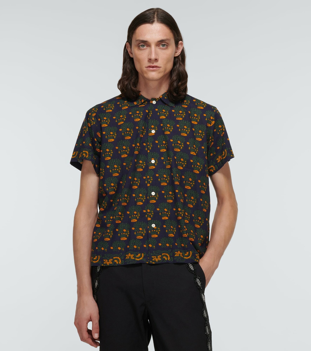 Bode - Printed cotton shirt Bode
