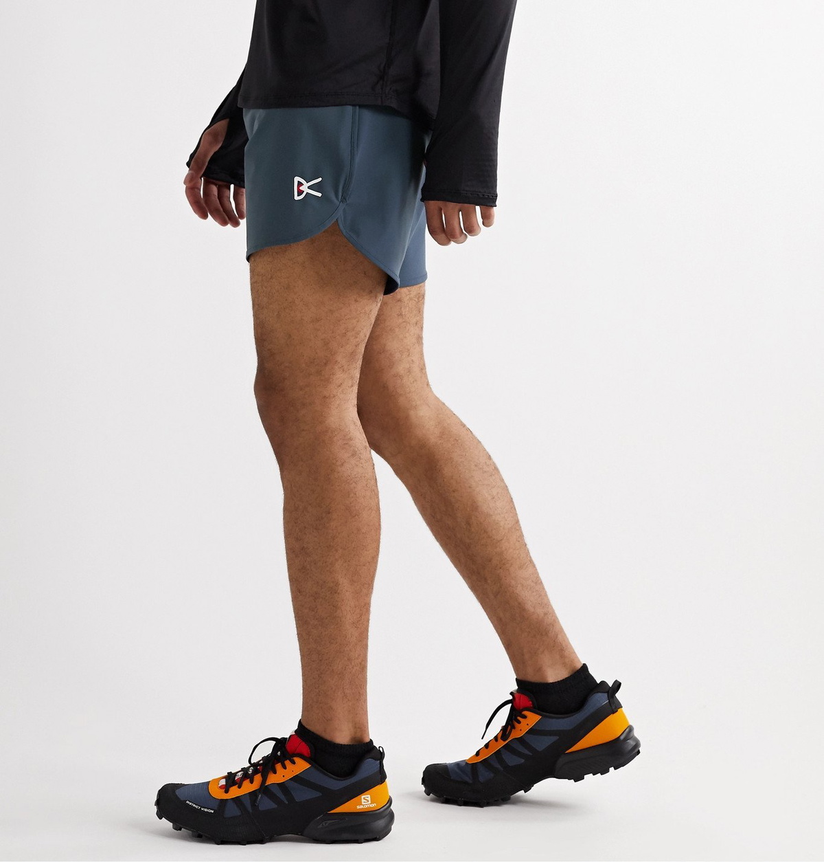 DISTRICT VISION - Spino Slim-Fit Stretch-Shell Shorts - Blue District ...