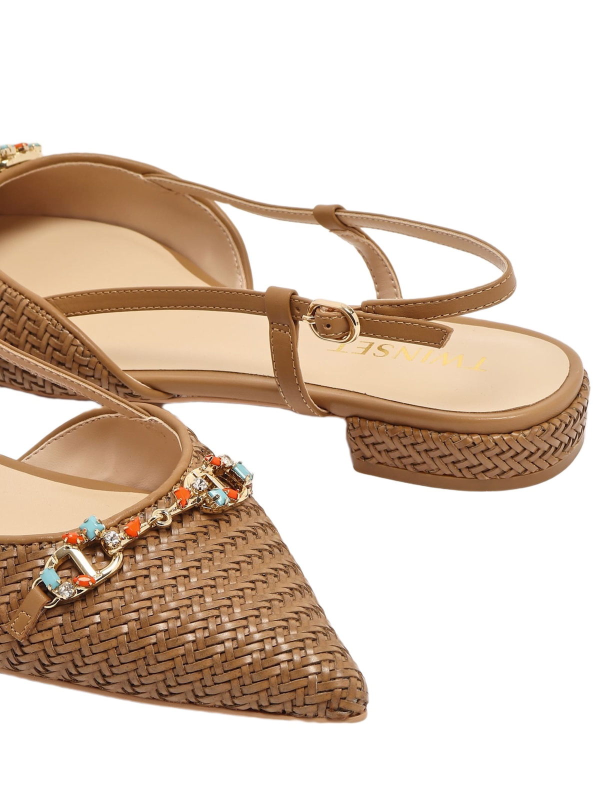 TwinSet Poliuretano Flat Shoes TwinSet