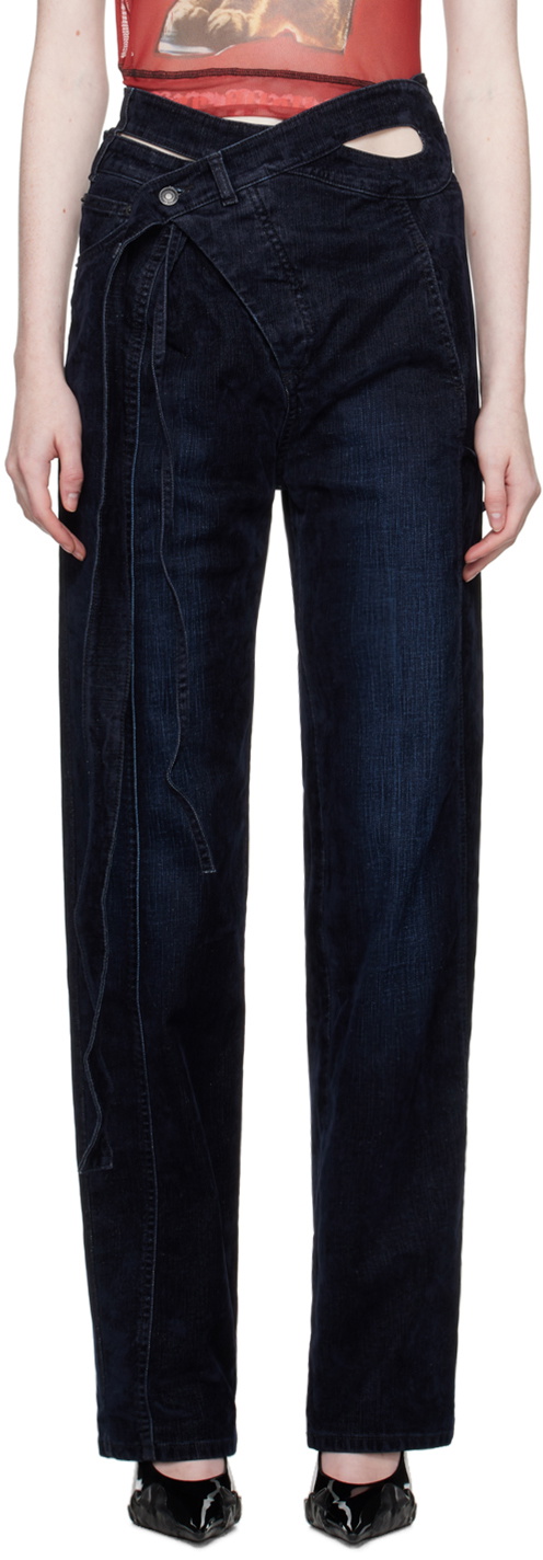 Ottolinger Navy Wrap Jeans Ottolinger