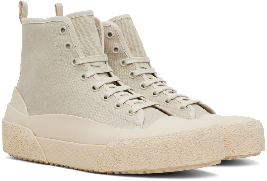 Studio Nicholson Beige Numbers Sneakers Studio Nicholson