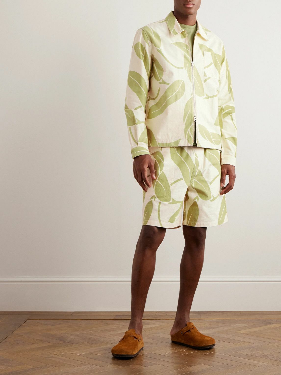 YMC - Bowie Printed Cotton-Canvas Shirt Jacket - Neutrals YMC