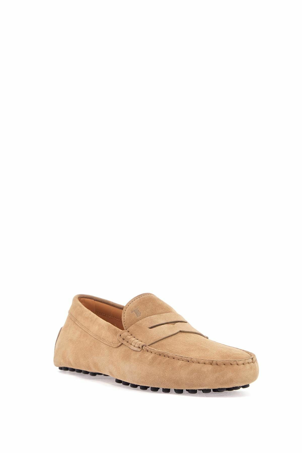 TOD'S bisquit leather moccasin with rubber sole Beige Tod's