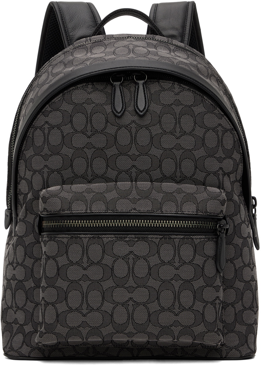 Coach 1941 Black & Gray Charter Backpack Coach 1941