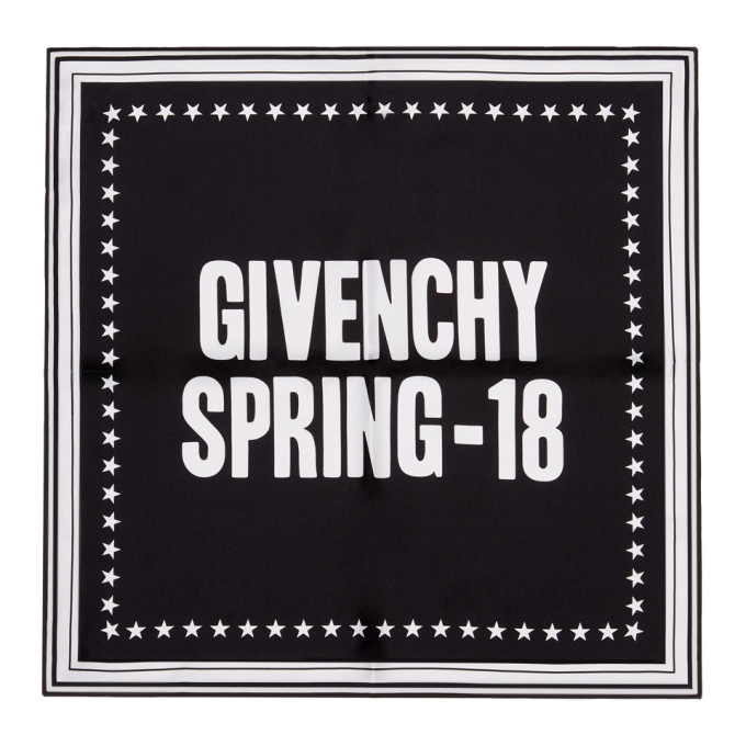 Givenchy Black Spring 18 Scarf Givenchy
