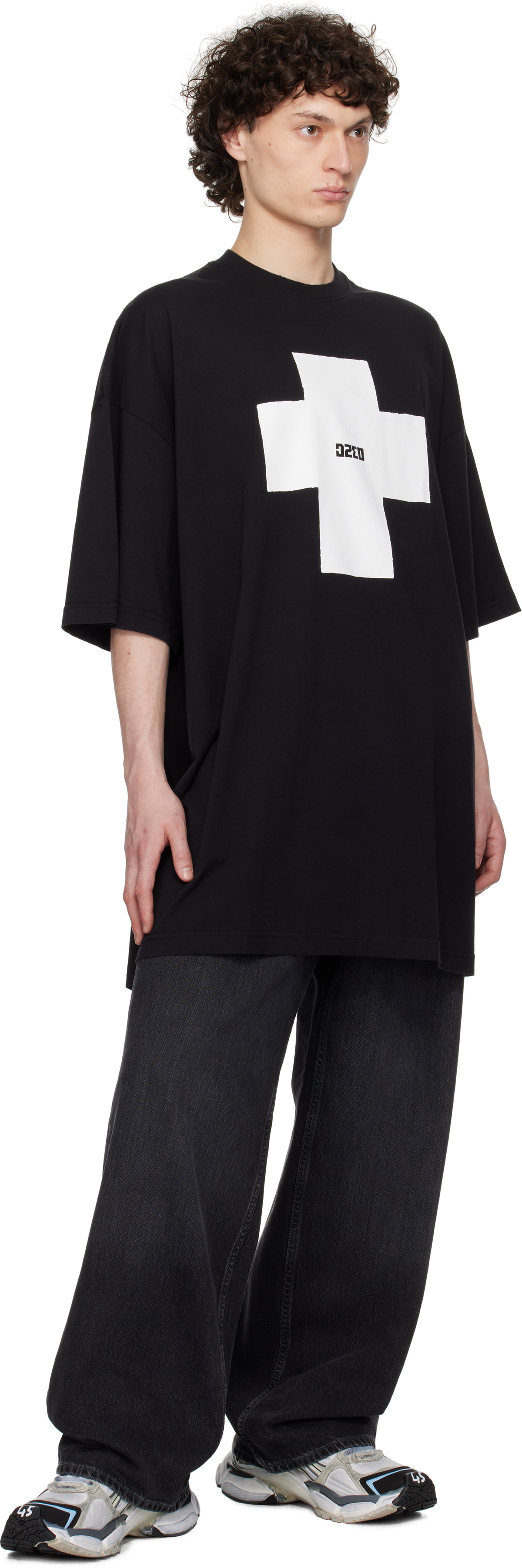 032c Black Point Zero Oversized T-Shirt 032c