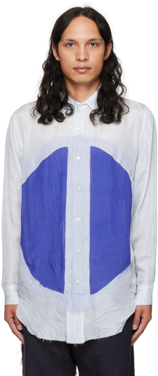 Edward Cuming Blue Lung Window Shirt Edward Cuming