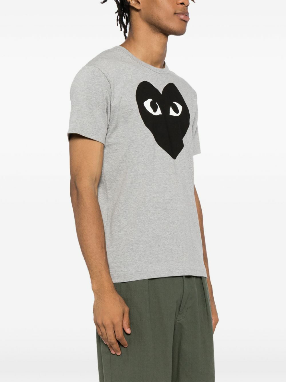 COMME DES GARCONS PLAY - Logo Cotton T-shirt Comme des Garcons Play