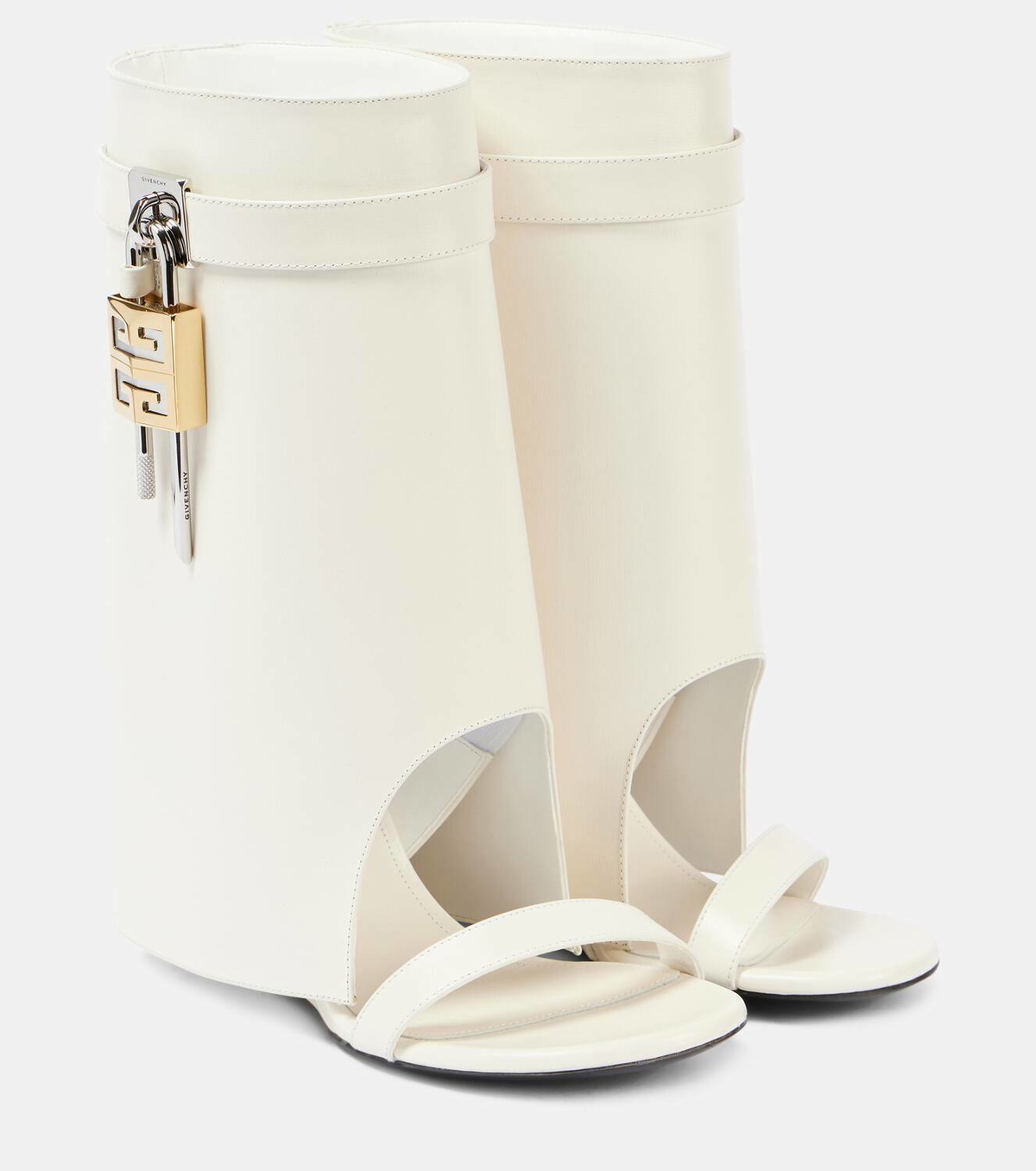 Givenchy Shark Lock leather sandals Givenchy