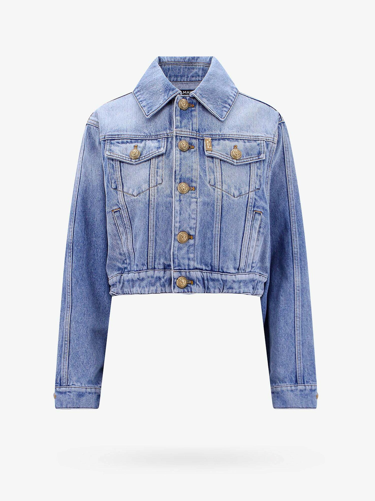 Balmain Jacket Blue Womens Balmain