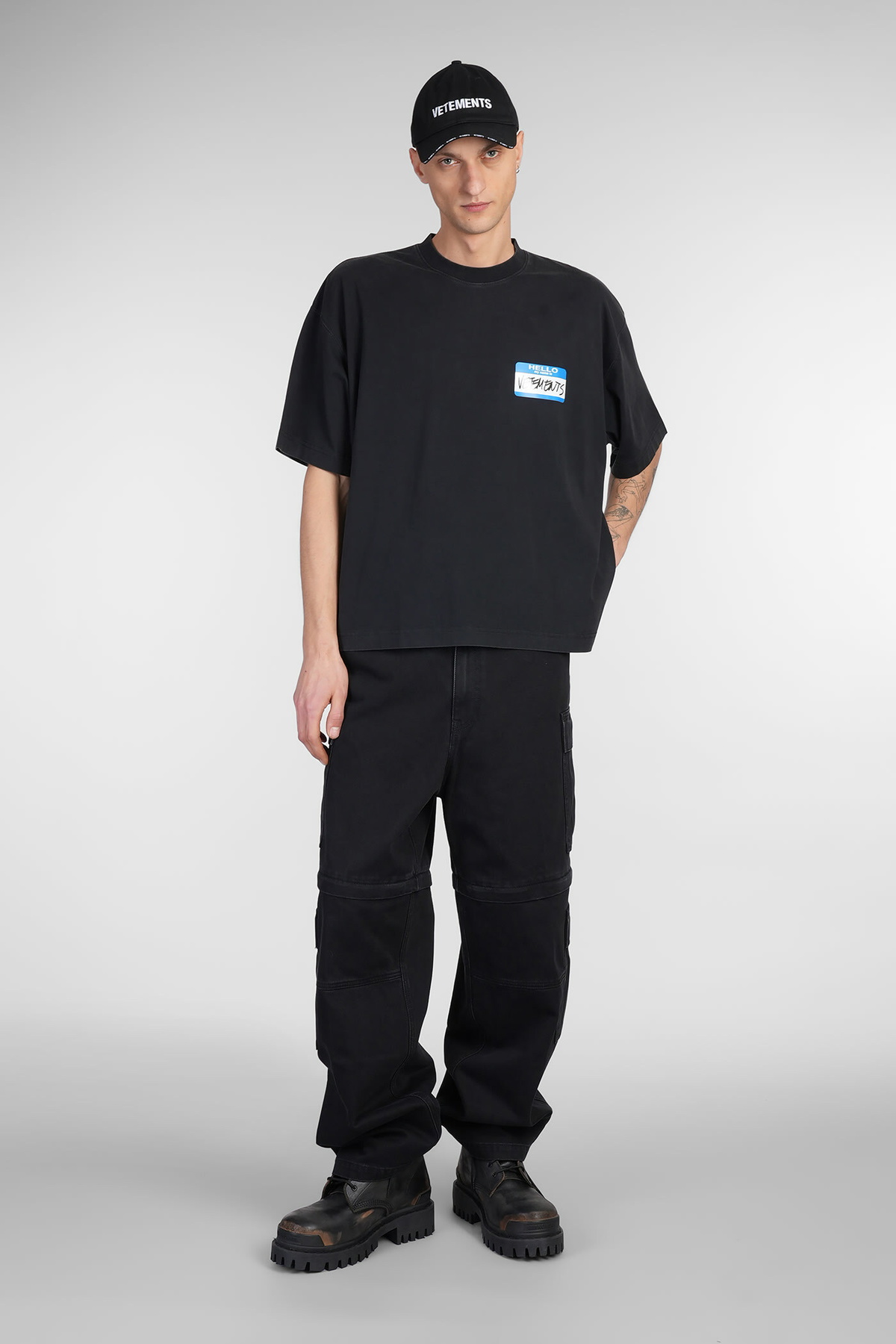 VETEMENTS Jeans In Black Cotton Vetements