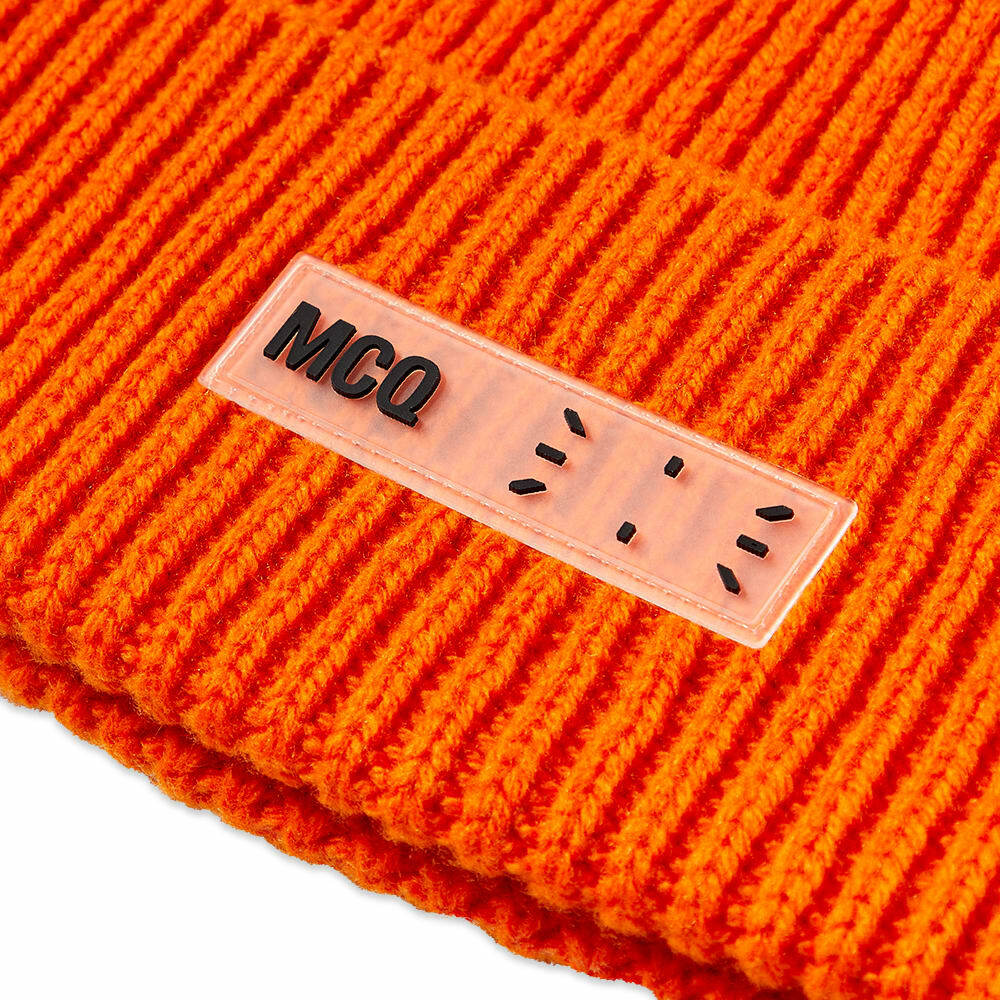 McQ Women's Logo Beanie in Rocket McQ Alexander McQueen