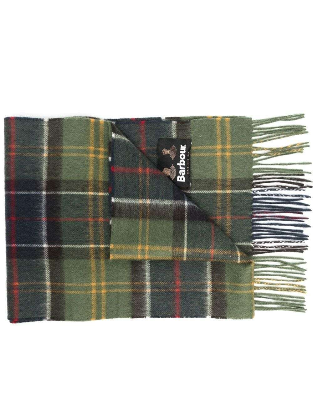 BARBOUR - Wool Cashmere Tartan Scarf Barbour