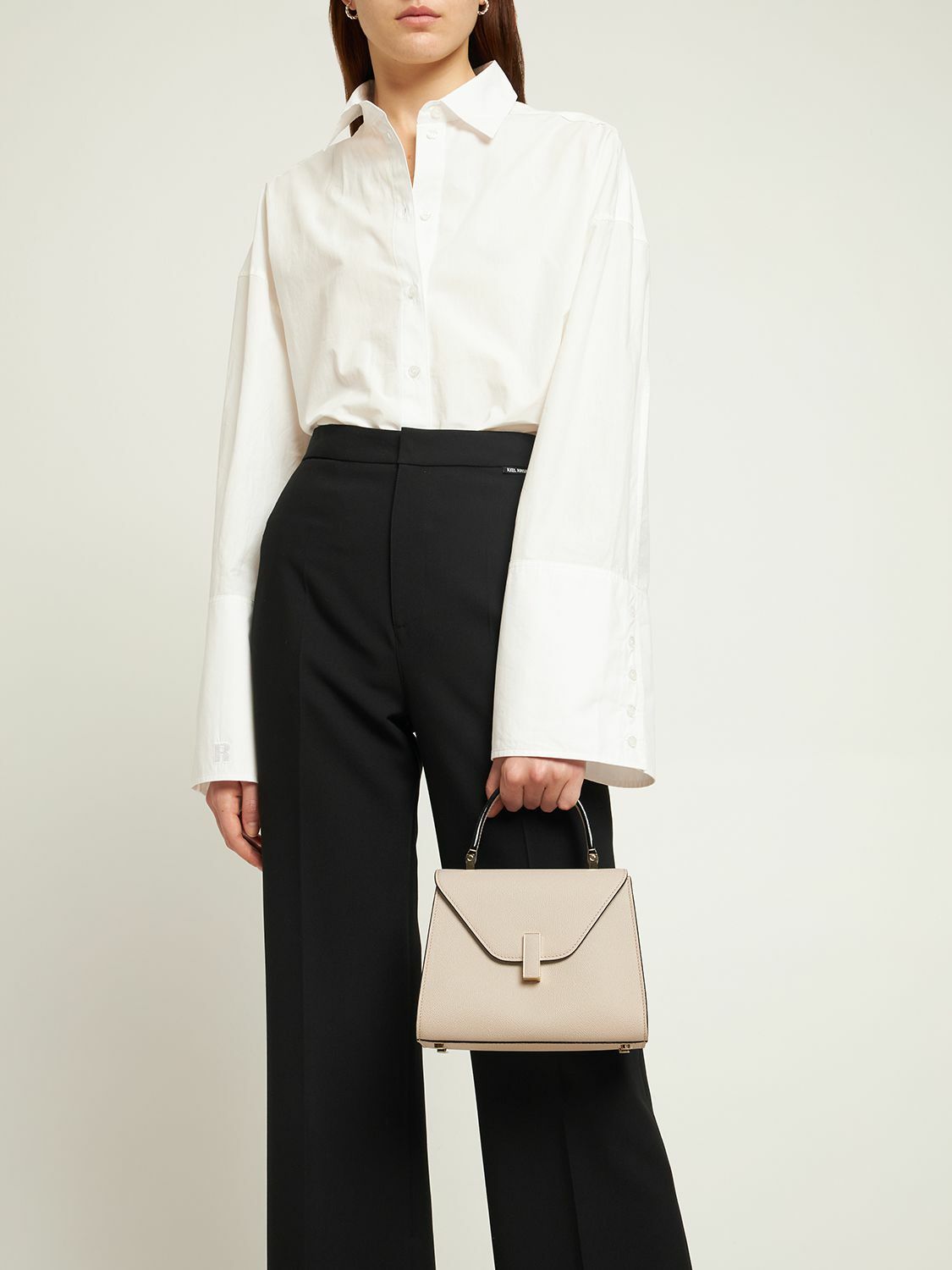 VALEXTRA - Mini Iside Grained Leather Bag Valextra
