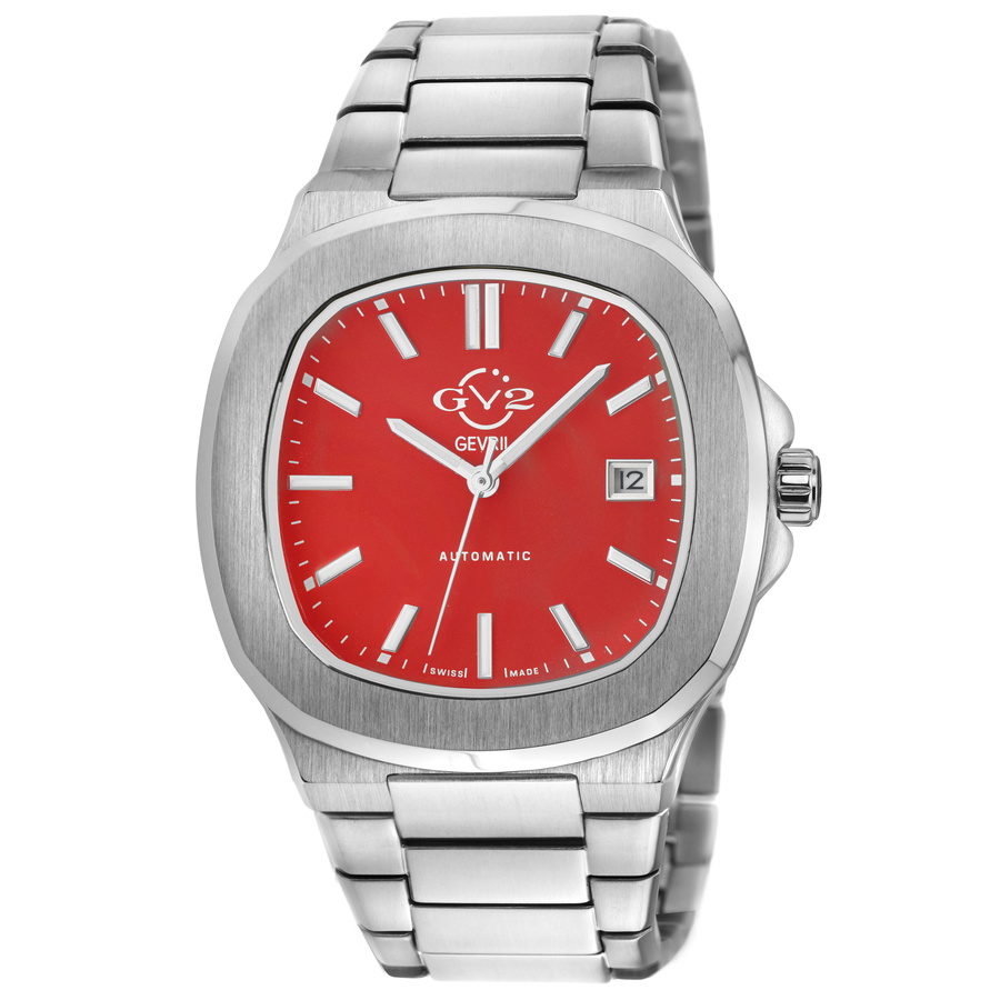 GV2 by Gevril Potente Red Dial Mens Watch 18112B GV2 by Gevril