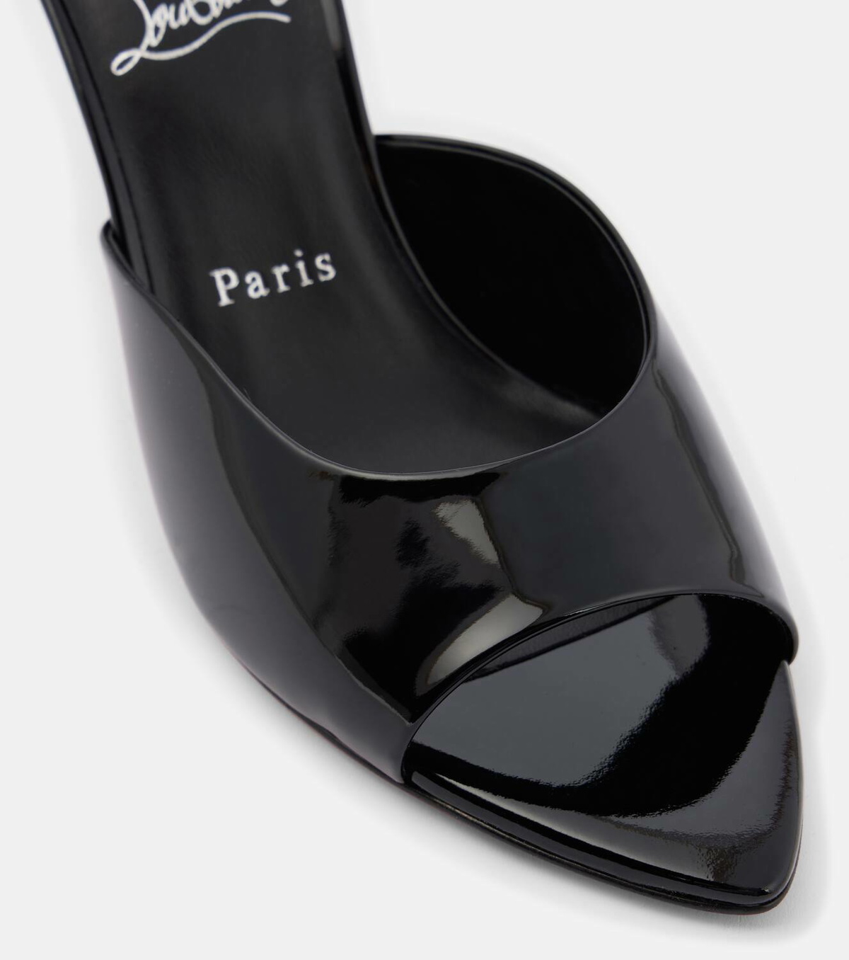 Christian Louboutin Miss Z 80 patent leather mules Christian Louboutin